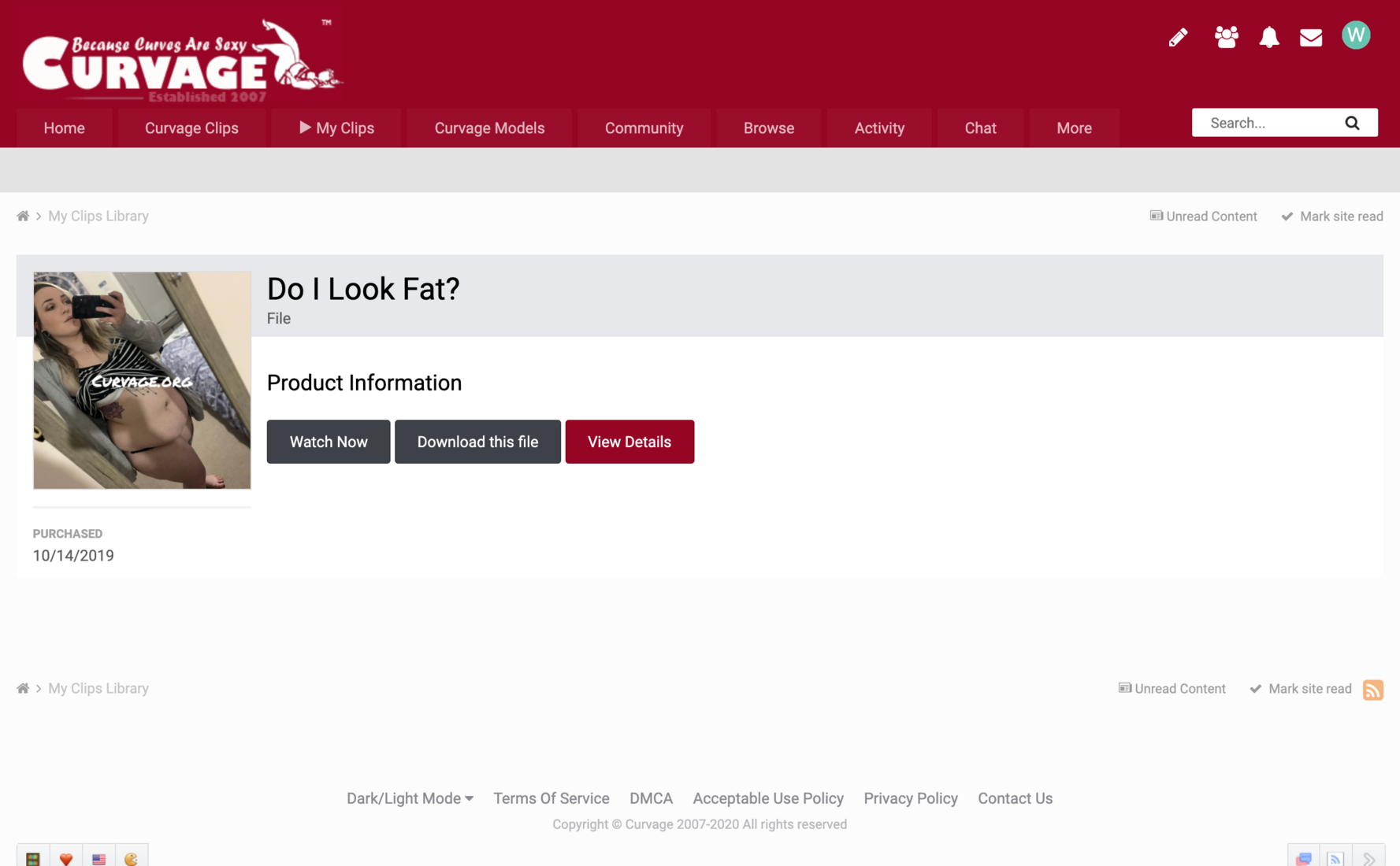 Do I Look Fat? - Video Clips - Curvy BBW - Curvage